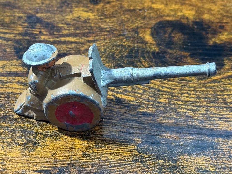 1940`s Barclay Manoil Lead Toy soldier with Anti tank gun Artillery ...