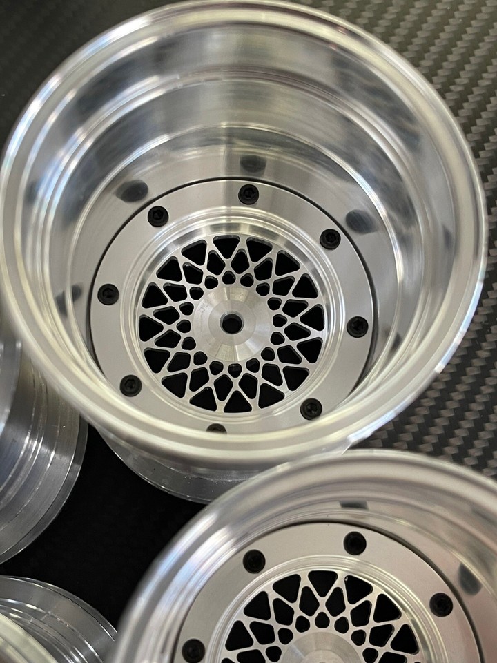 Tamiya Clod Buster Bull Head 4WD Alloy Wheels set Tecnacraft repro ...