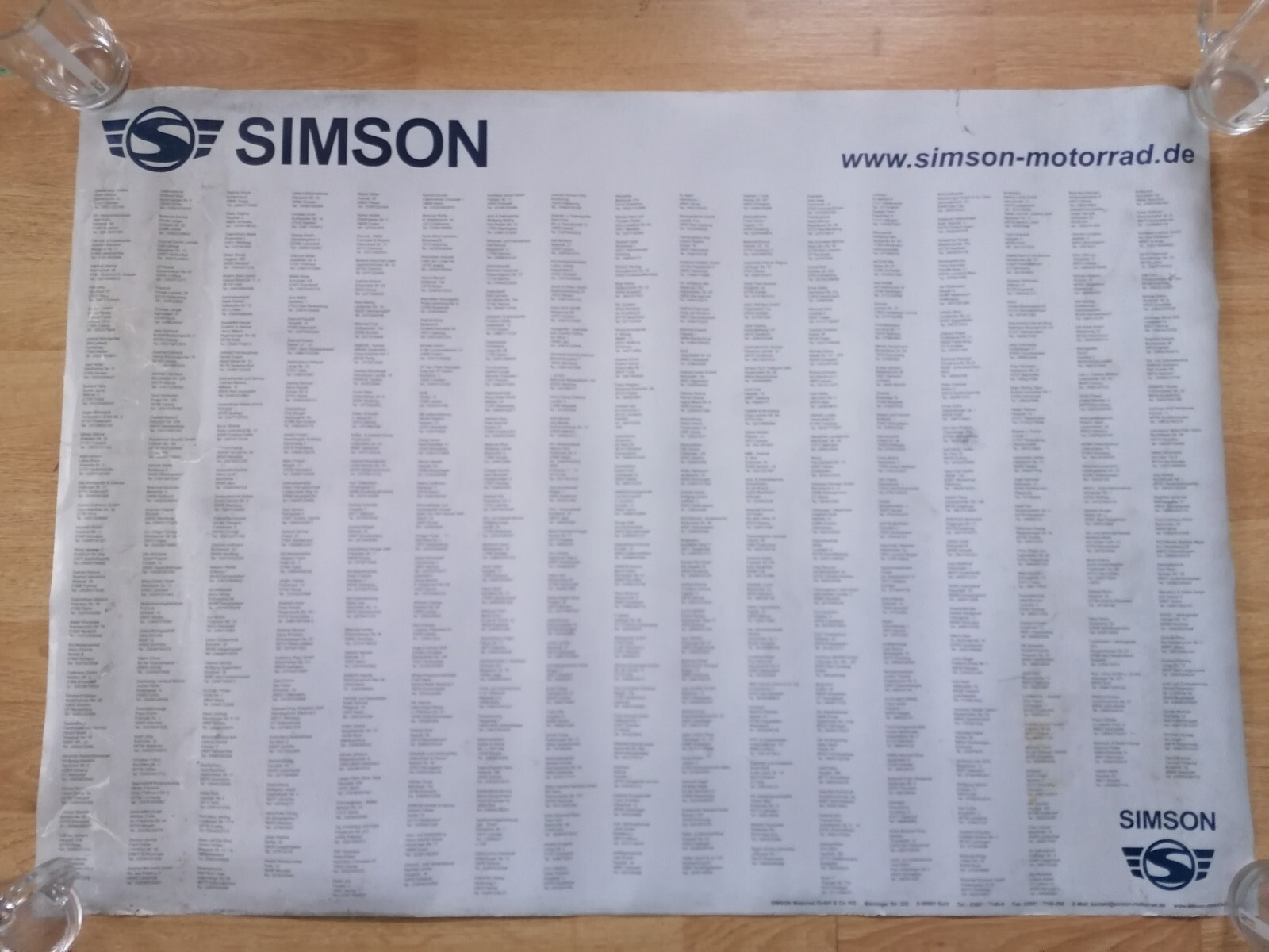 Simson RS 125 Poster Werbung Reklame no MZ | eBay