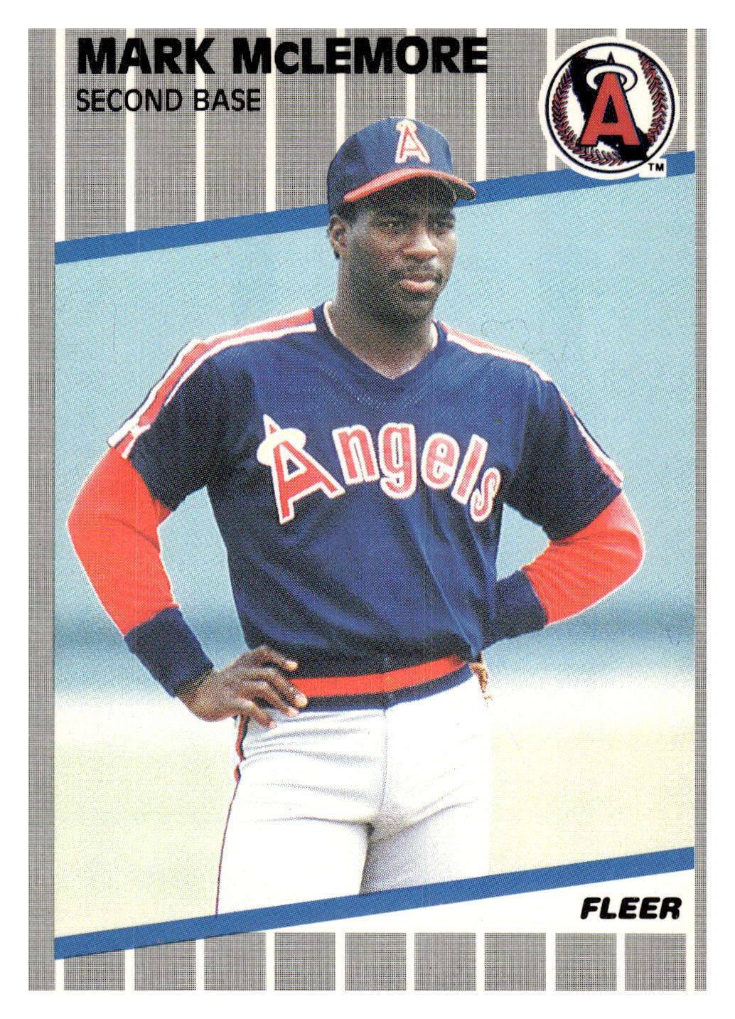 1989 Fleer 484 Mark McLemore California Angels | eBay