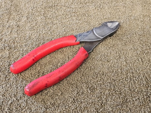 Snap On Diagonal Wire Cutter 6" 86CF Snips Side Cut Nippers Pliers Tool ...