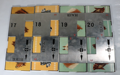 Vintage J R Official Aluminum Duplicate Bridge Boards Set E 17 18 19 20 ...