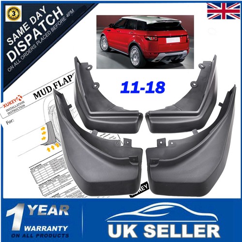4Pcs/set Mud Flaps Splash Guards For Range Rover Evoque Dynamic 2012 ...