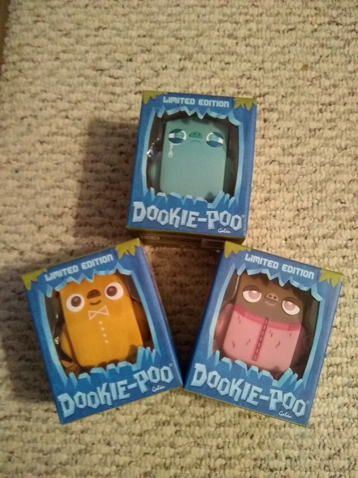Dookie-Poo Limited Edition Sleepy-Poo Bloo Dapper lot of 3 Manny Galan ...