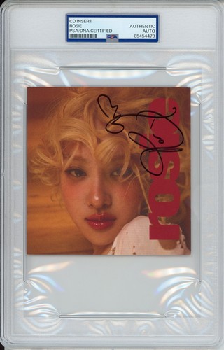 Rose Blackpink Rosie SIGNED CD Cover Album Photo Card Autographed PSA ...