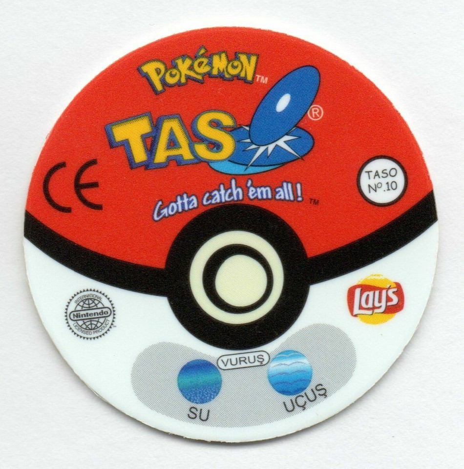 Tasos. ULTRA RARE PIKACHU Pokemon 1995-1998 #25 Tazo No 10. Tazos ...