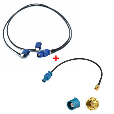 FAKRA Antennenadapter Doppel Splitter Verteiler + SMA Adapter fr GPS ...