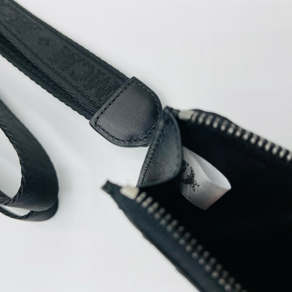 $180 MCM Spectrum Rainbow Logo Visetos Lanyard Card Case MYAAASV01 | eBay