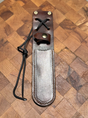 Busse Combat Mountain Duty Knife Sheath (Sheath ONLY) Custom Made-Brown ...