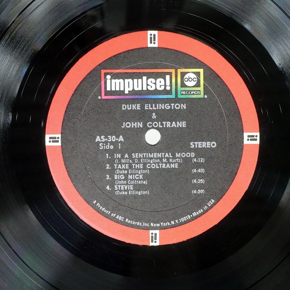 DUKE ELLINGTON & JOHN COLTRANE IMPULSE AS30 US LP | eBay