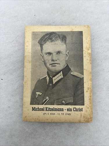 WW2 German Army Officer Death Card Booklet (CC416 | eBay