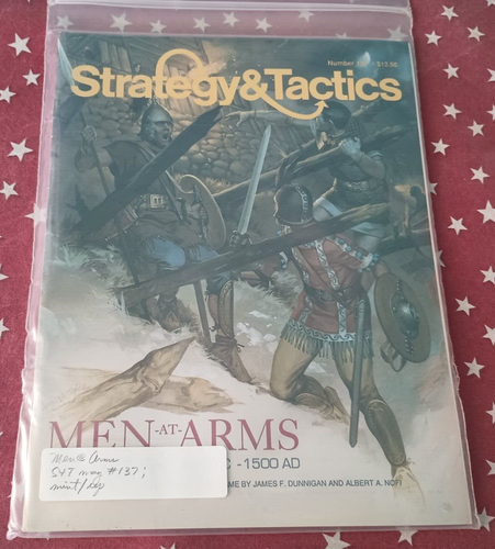 Strategy & Tactics Magazine 137 Men at Arms Tactical Combat 1200-1500 ...