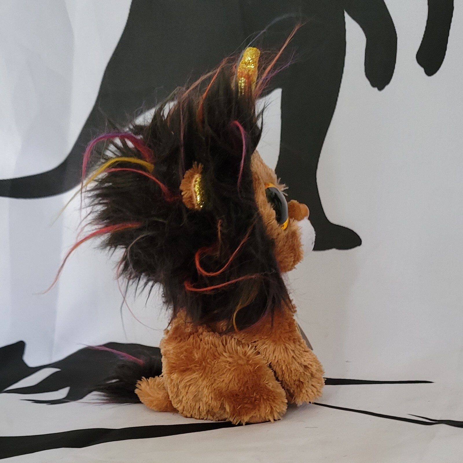 Ty Beanie Boos RAMSEY the Unicorn Lion Unilion Stuffed Animal Plush Toy ...