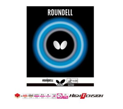 Butterfly Table Tennis Pingpong Rubber Roundell Black 1.9 2.1mm | eBay