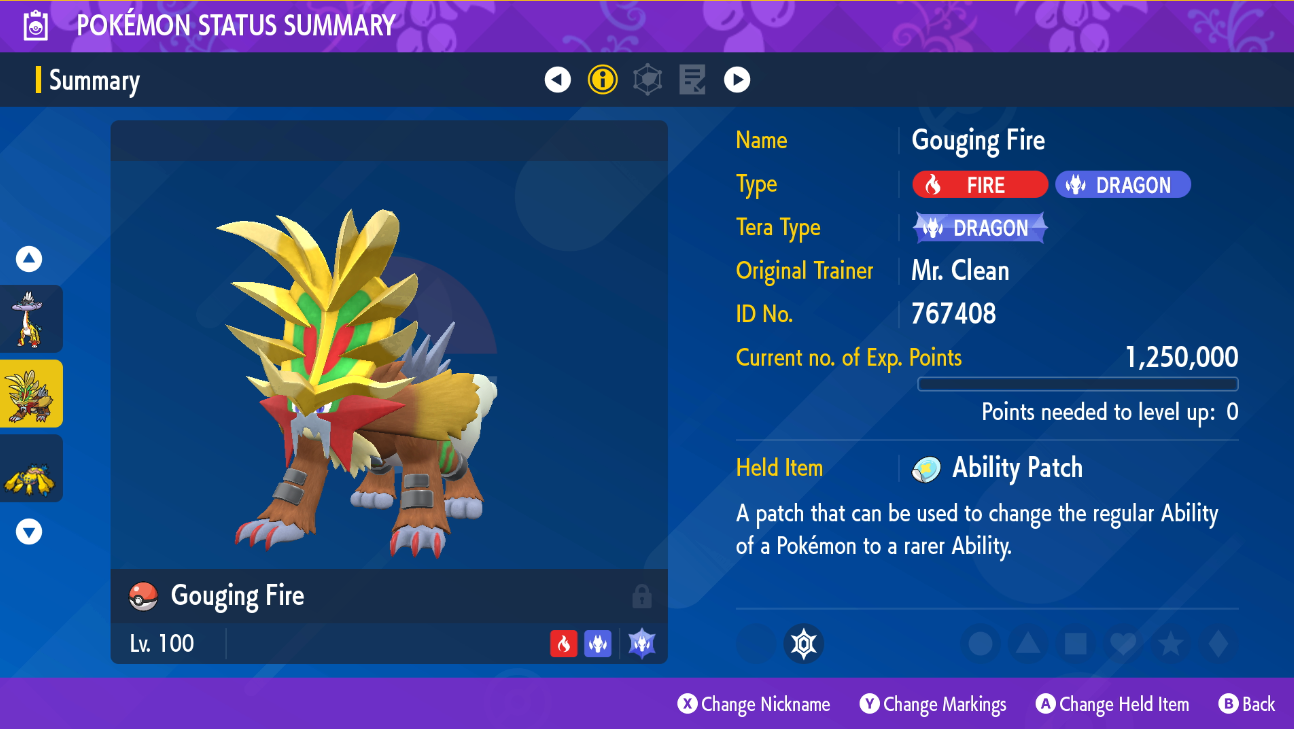 6IV NEW PAST PARADOX TRIO POKEMON SCARLET & VIOLET EV'D 🚀FAST SV INDIGO ...