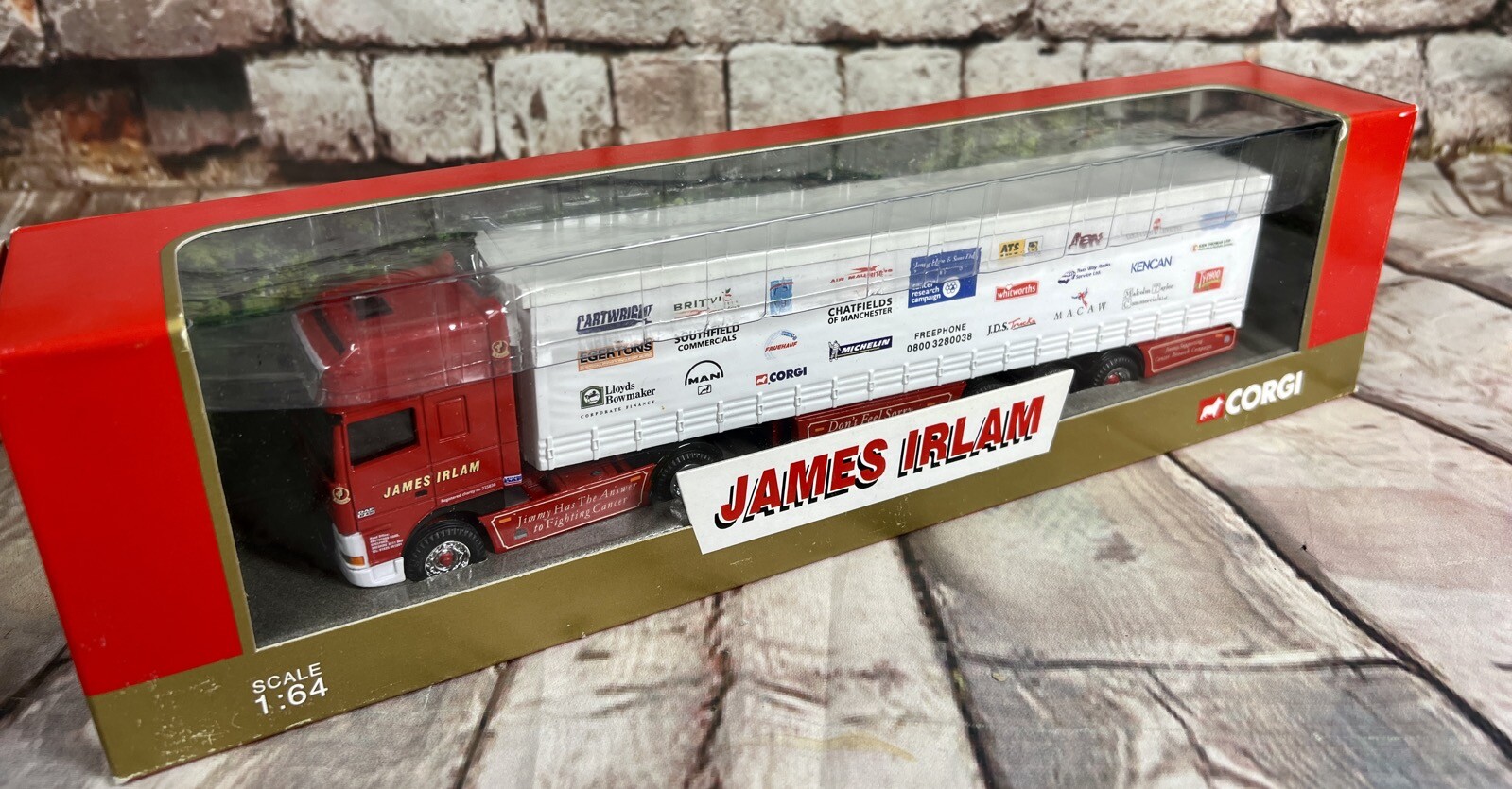 Corgi 1/64 cc87003 James Irlam Leyland Daf 95 Curtainside Die-Cast ...