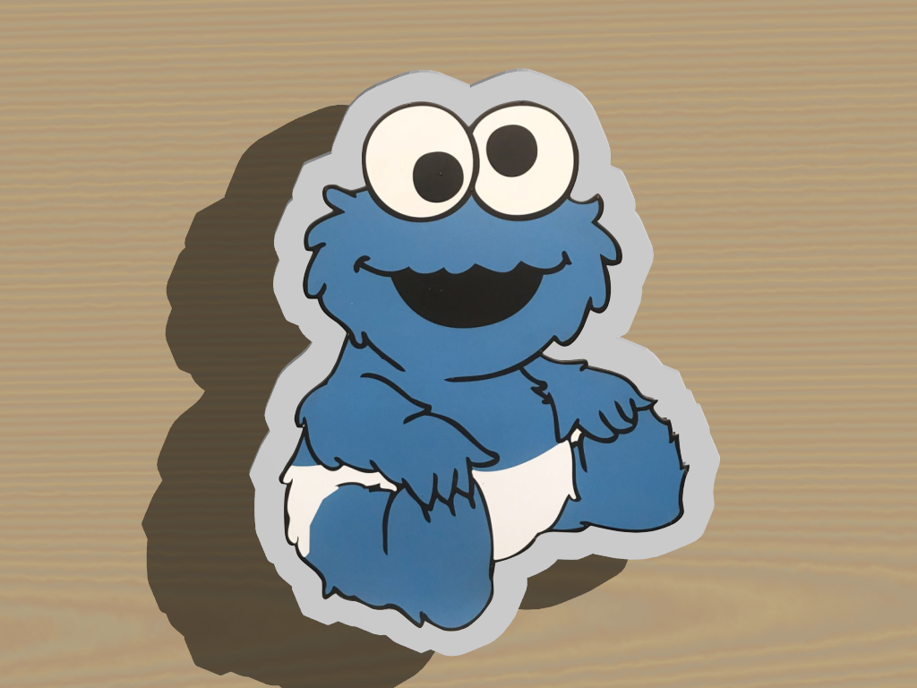 Dessin De Cookie Monster Magnet Cookie Monster Boutique En Ligne