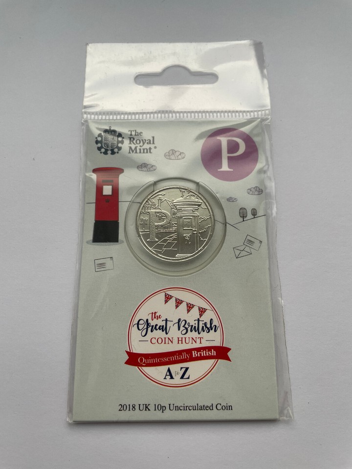 10P A-Z ALPHABET 10 PENCE 2018 & 2019 UNCIRCULATED COINS - VARIOUS ...