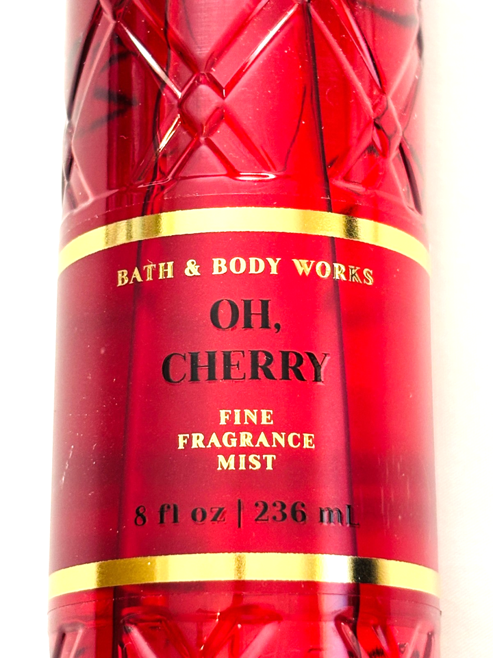 Bath & Body Works "Oh, Cherry" Fine Fragrance Spray Mist 8 Fl oz Vegan ...