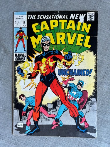 CAPTAIN MARVEL VOLUME 1 N°17 OTT 1969 VO IN BUONE CONDIZIONI / GOOD | eBay