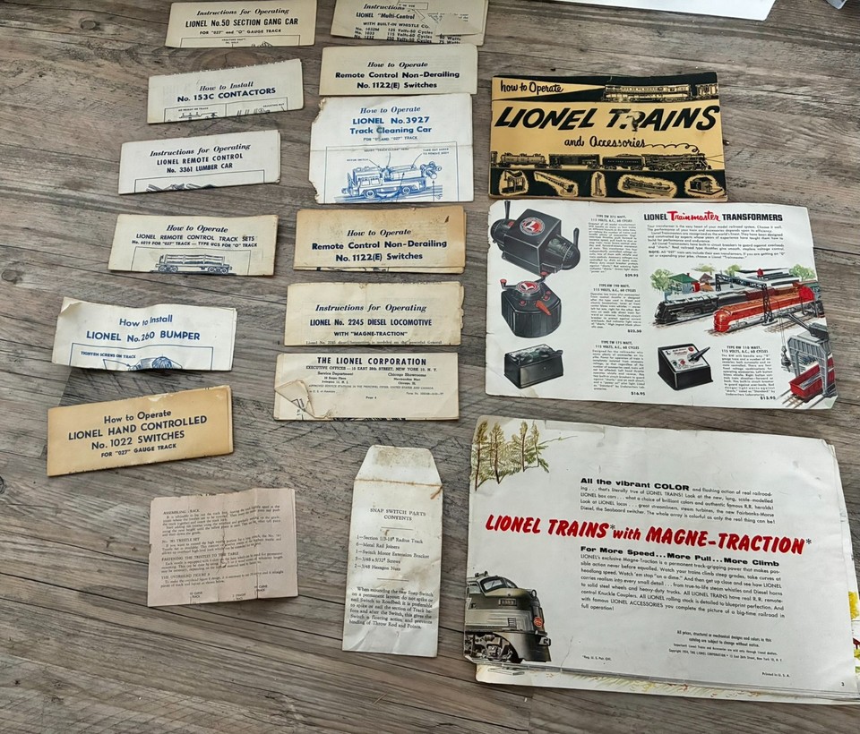 Estate Lot Lionel Train 2055 Engine 6026 Tender Transformer Cars Track ...