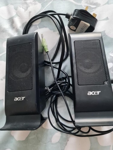Pair Acer desk top speakers | eBay UK