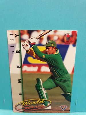 Phil Emery 🏆1995 Futera WORLD SERIES #19 Cricket Card🏆FREE POST | eBay ...