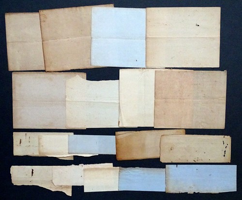 1830s to 1850s Original ANTIQUE PLAIN BLANK DOCUMENT PAPER Reclaimed ...