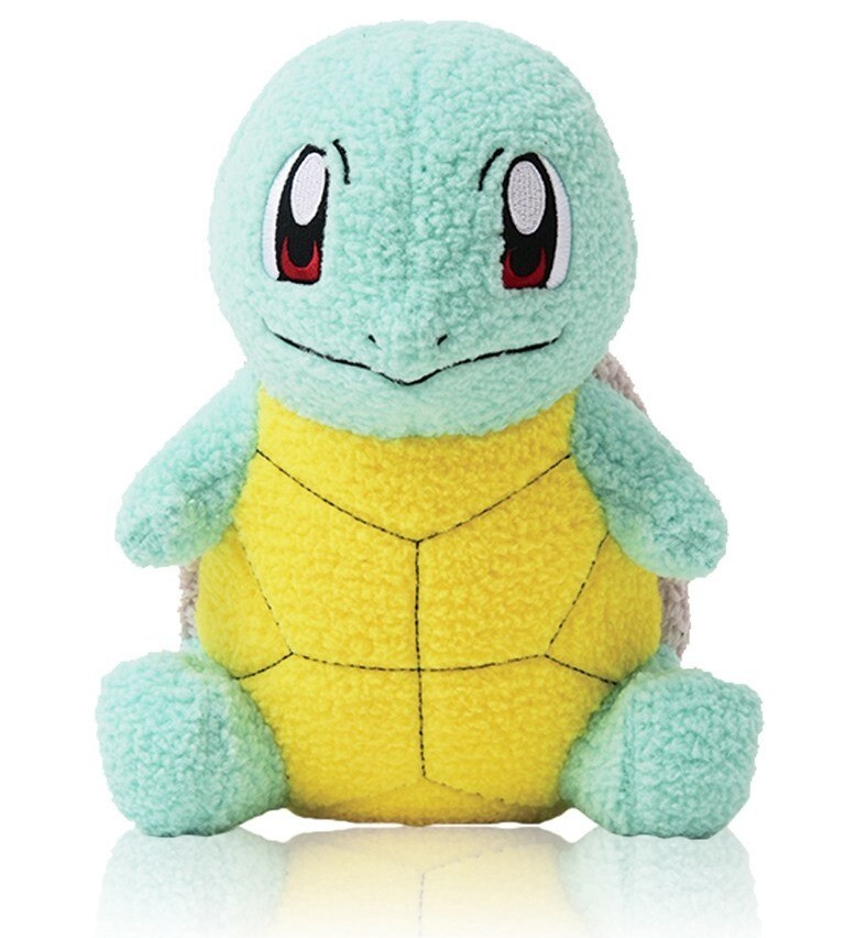 POKEMON Pocket Monsters Curly SQUIRTLE Plush Doll 25cm Authentic Goods ...