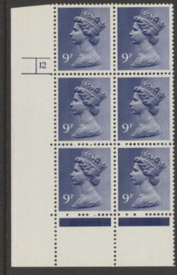 GB Machin MINT 9p cylinder block 12 no dot phos 17 x882 MNH | eBay ...