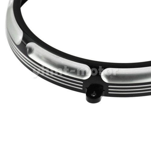 7'' Burst Headlamp Headlight Trim Ring Fit For Fatboy FLSTF Softail ...