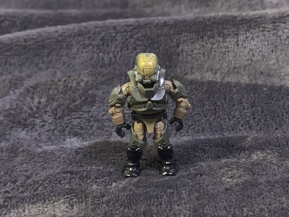 RARE 6X HALO Mega Bloks Construx Building Figure UNSC Elite SPARTAN COD ...