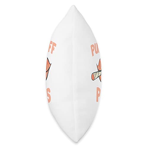 Puff Pass Lips Joint Sexy Cannabis Stoner Girl Smoking Throw Pillow | eBay