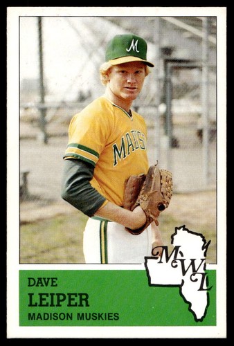 1983 Fritsch Madison Muskies 27 Dave Leiper Baseball Card | eBay