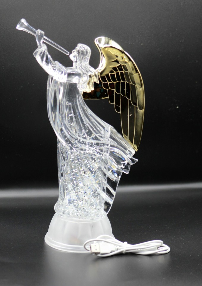 Lighted Angel Statue -LIGHT-UP PRAYING ANGEL FIGURINE ANGELS CHERUBS ...