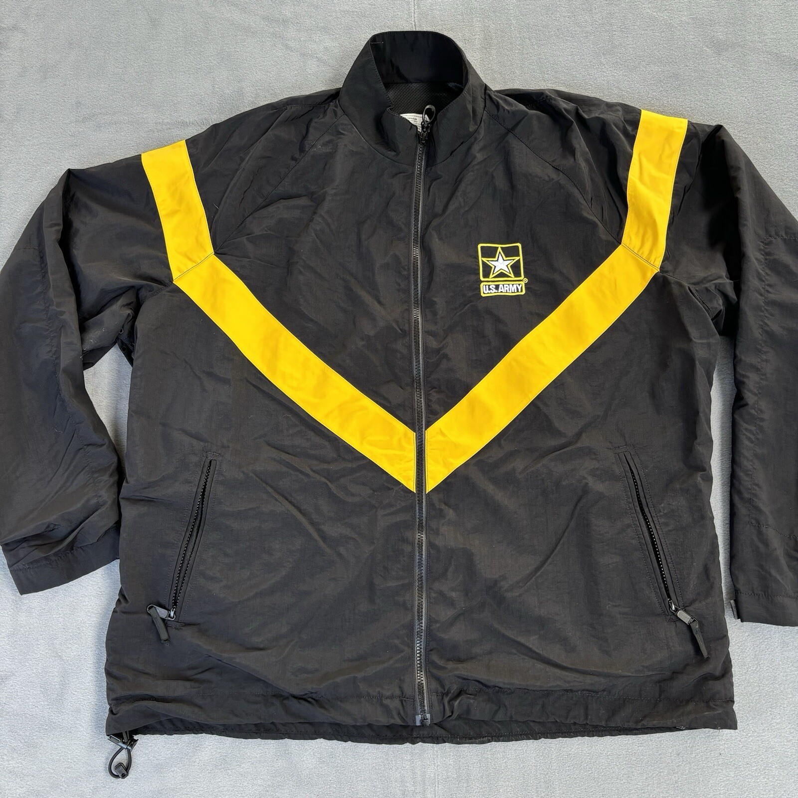 US Army Jacket Physical Fitness Uniform Regular Black… - Gem