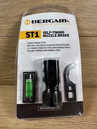 Bergara ST1 .30 Cal 5/8"-24 TPI 2.50" Self Timing Muzzle Brake/Level ...