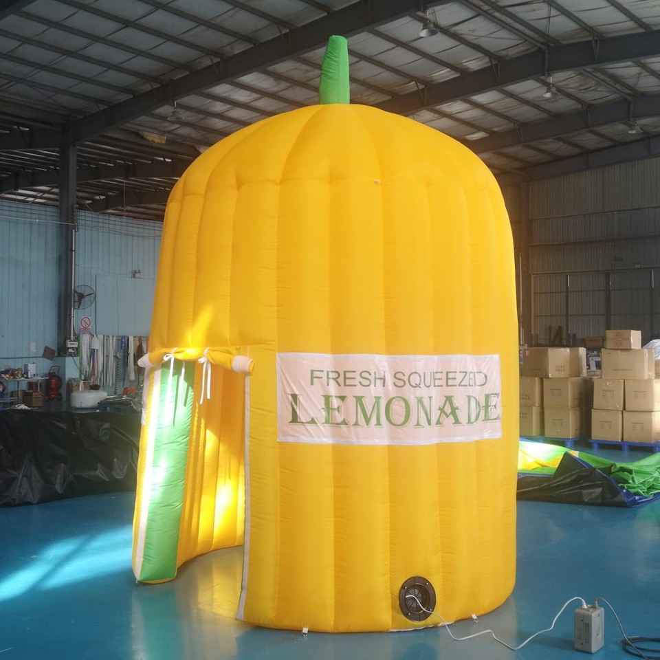 10ft Large Inflatable Lemonade Concession Stand Booth with Hands and ...