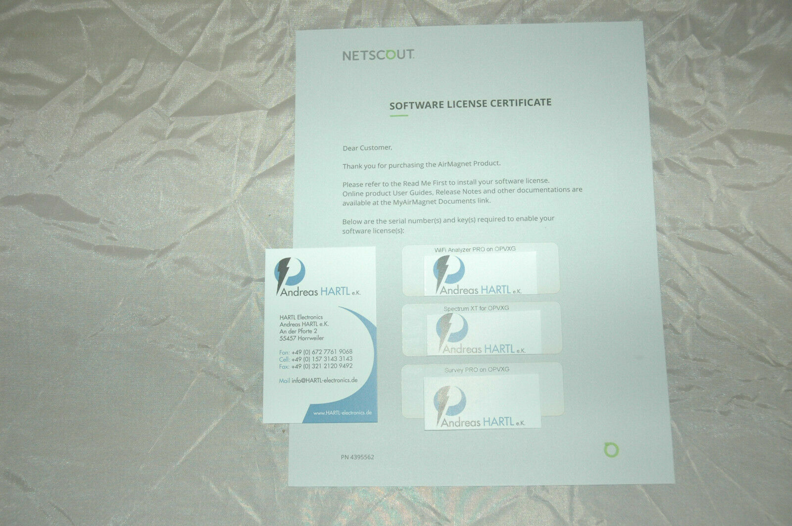 Optiview XG 10G UPGRADE + 3 licenses Airmagnet Analyzer Spectrum XG ...