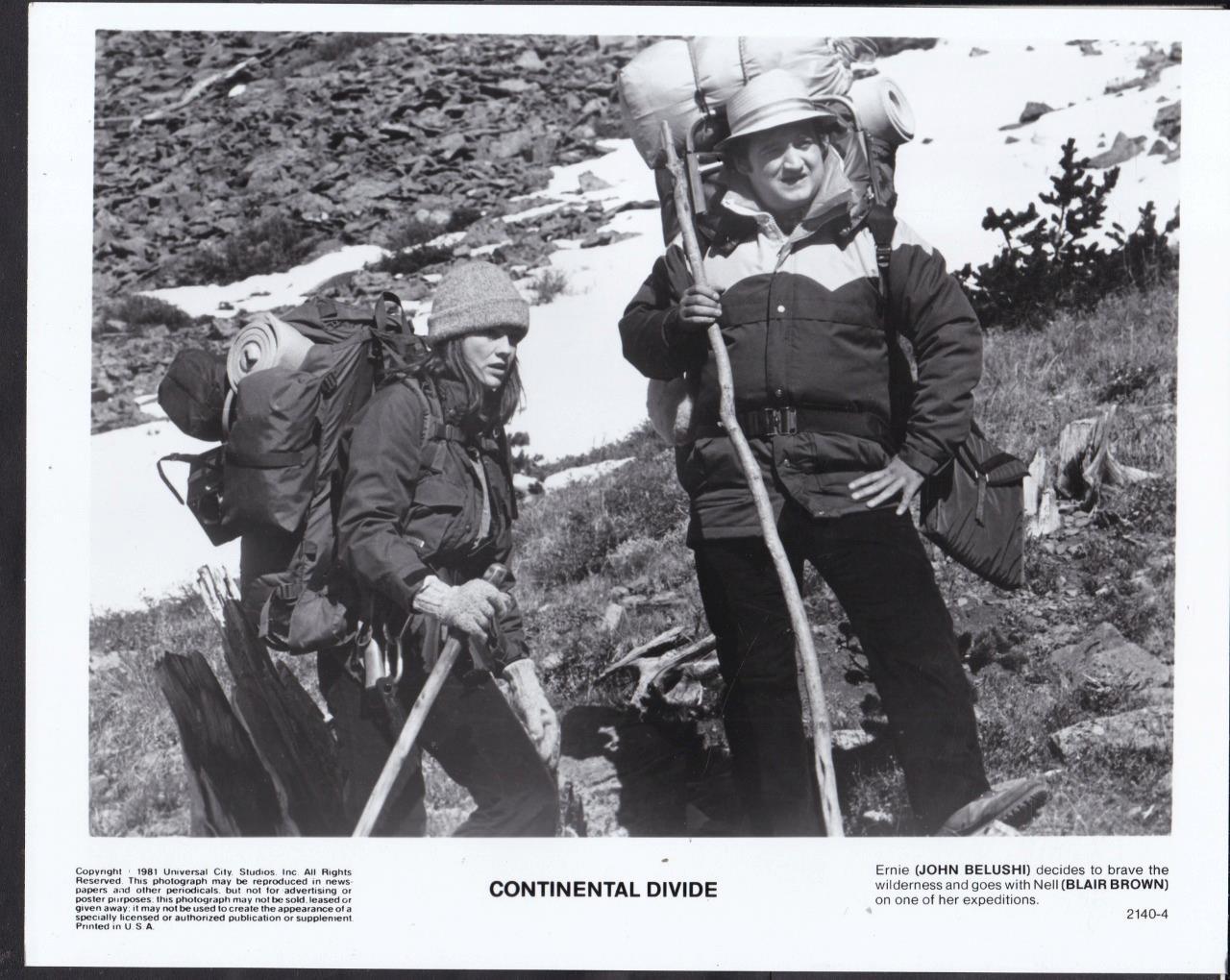 John Belushi and Blair Brown in Continental Divide 1981 movie photo ...