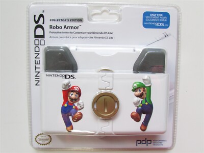 Mario & Luigi Nintendo DS Lite NDSL Robo Armor Protective Cover Case ...