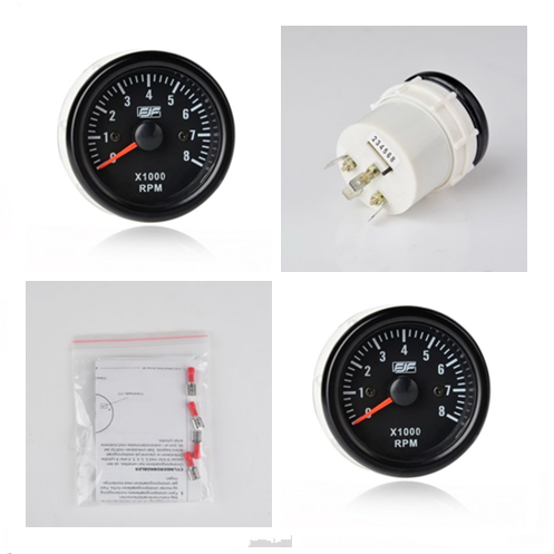 2 inch 52mm Electrical Tachometer Gauge for 0-8000 RPM LED Display ...