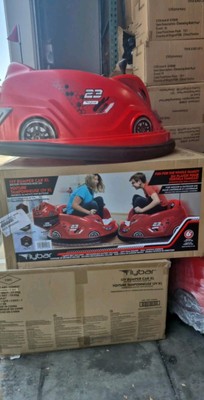 12V Flybar Bumper Car XL Ride-On With LED Lights & Seatbelt For Kids ...