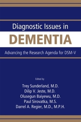 Dilip V. Jeste Diagnostic Issues in Dementia (Paperback) (UK IMPORT ...