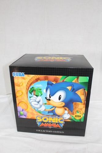 Sega Genesis SONIC MANIA Collector's Box with Figure & Golden Ring | eBay