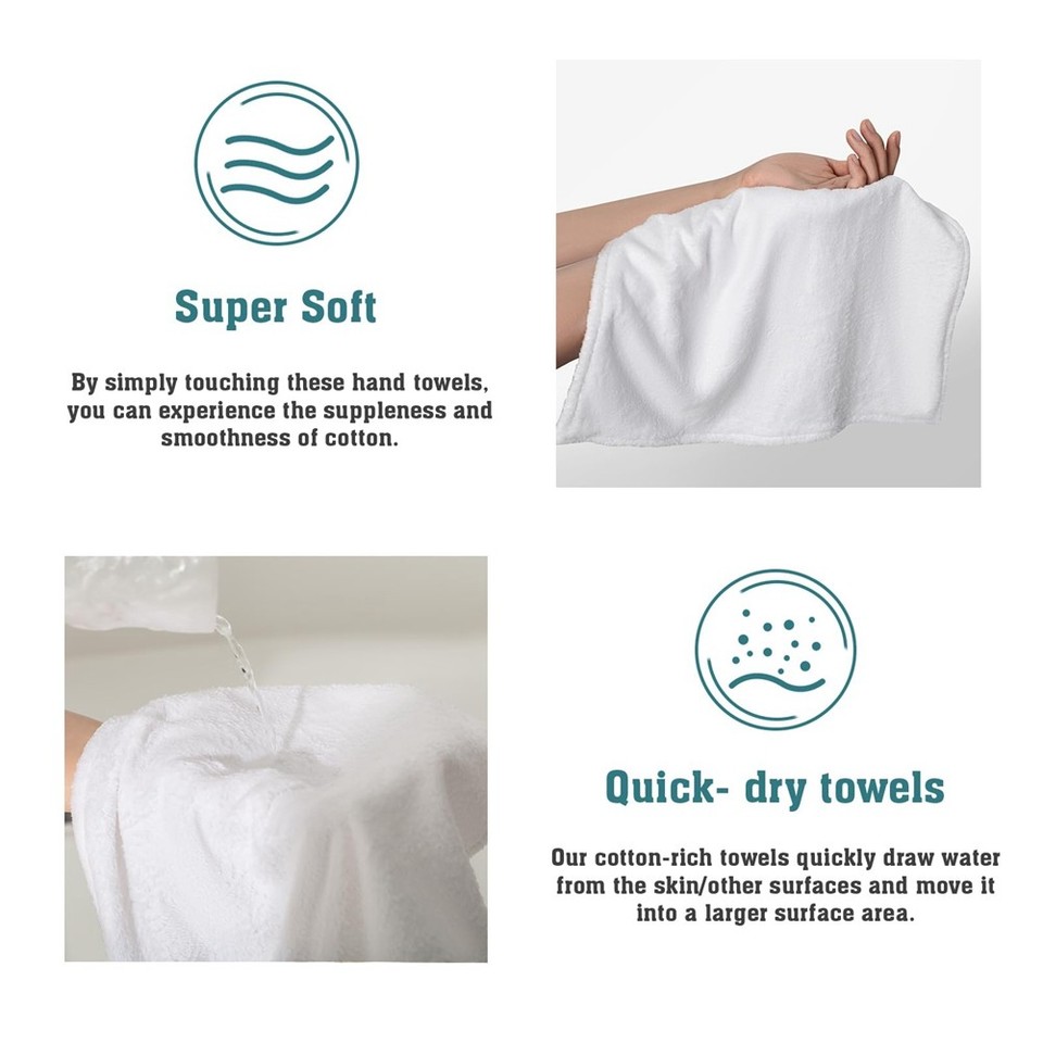 Hanging, Hand Towel, -Sided Absorbent Towel, Sunflower Print, Lint ...