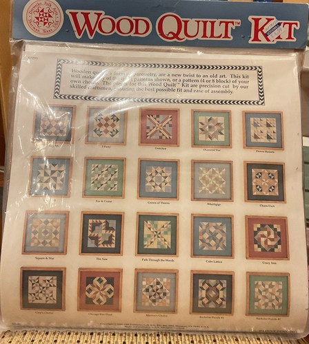 Detweiler Folk Art- Wood Quilt Parquetry Kit- 12" x 12" | eBay