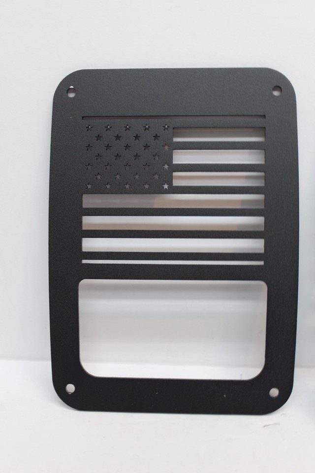 Xprite Aluminum Flag Tail light Guard Covers for 2007- 2018 Jeep ...