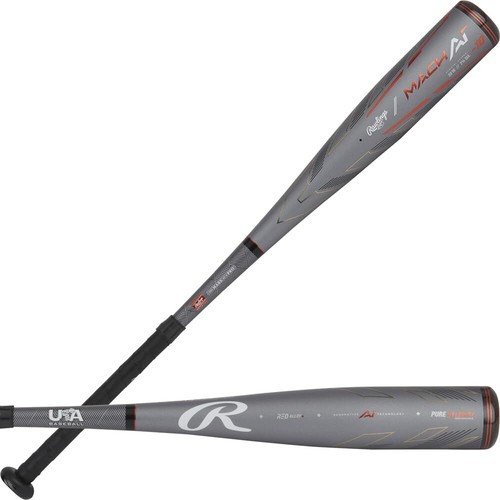 Rawlings | MACH AI Baseball Bat | USA | -10 | 2 5/8" Barrel | 28 ...