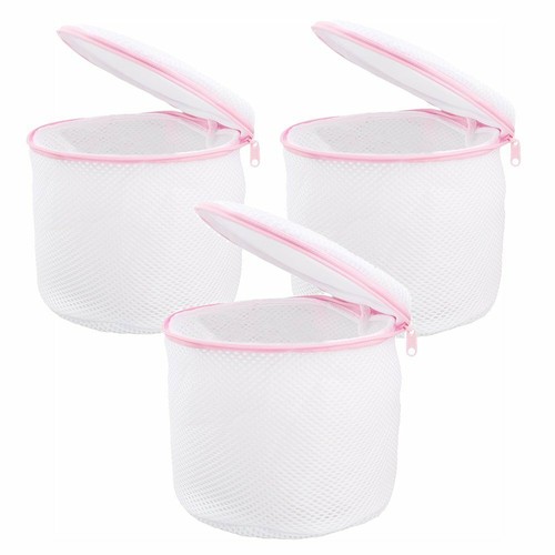3 pc Mesh Laundry Bra Wash Basket Bags Lingerie Bras Underwear 16*17cm ...
